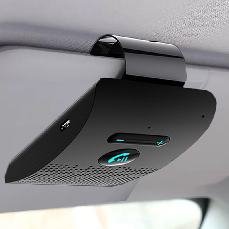 Jual Bluetooth 5.0 Handsfree Car Kit Hifi Speaker 2W Wireless Audio ...