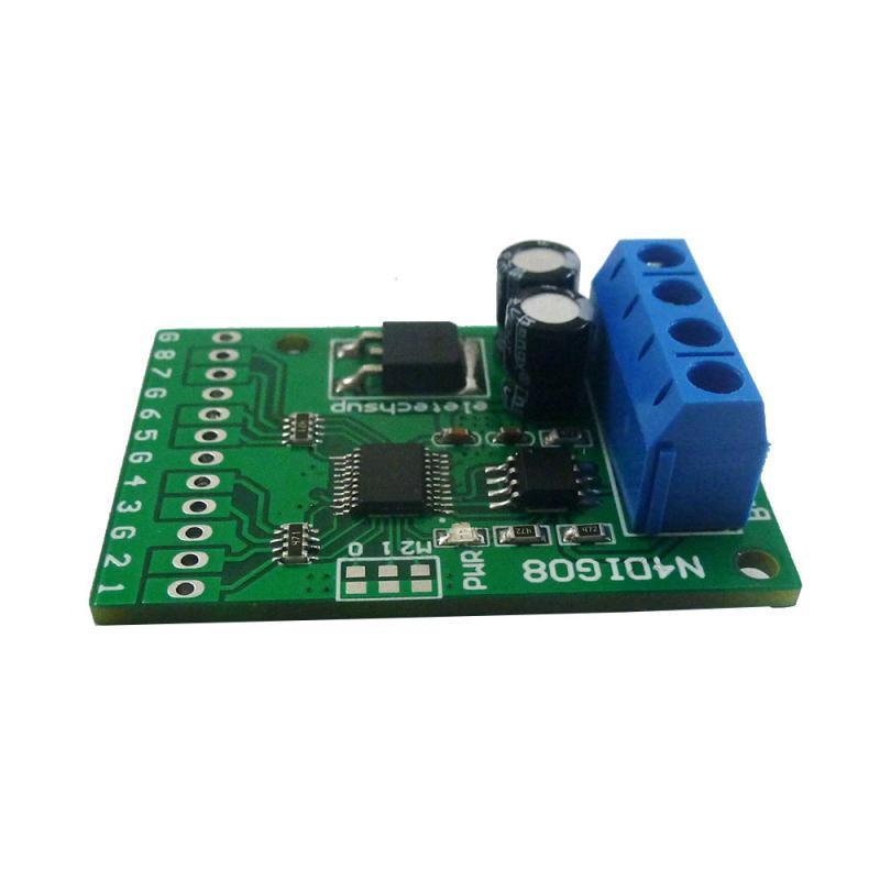 Jual JUAL 8CH Input/Output UART RS485 Modbus RTU Controller PLC ...