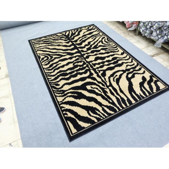Jual Karpet Lantai Animal 160x210 Zebra Hitam Krem | Shopee Indonesia