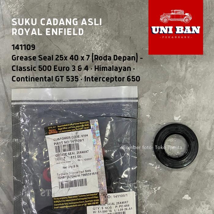 Jual Grease Seal Roda Depan Belakang 141109 - Royal Enfield ASLI ...