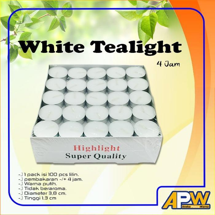 Jual Lilin Tealight / Lilin Aroma Terapi / Lilin kaleng isi 100 Pcs ...