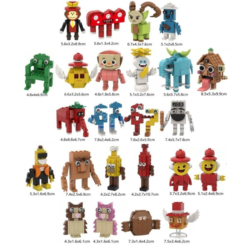 Jual 2026 New Anime Steal A Brainrot Building Blocks Desk Decoration ...
