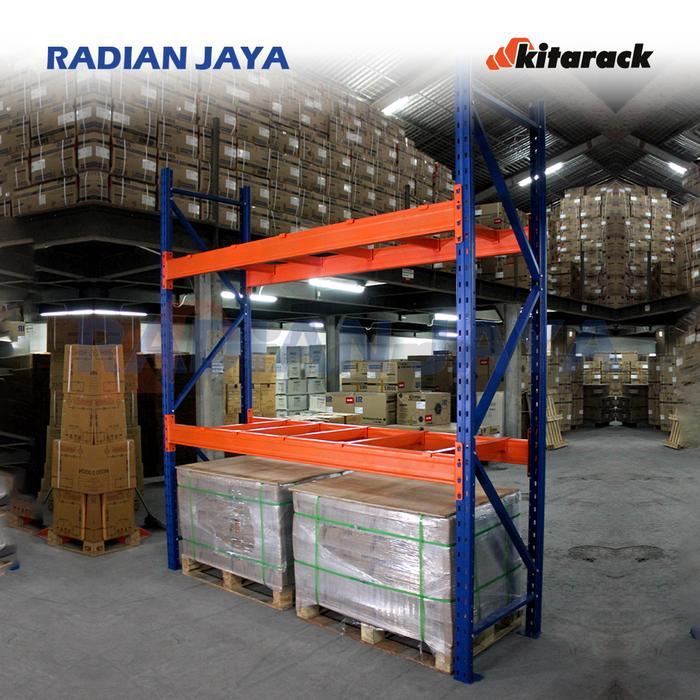 Jual Kitarack Rak Palet 1 TON Pallet Rack Heavy Duty Panjang 2.5 Meter ...