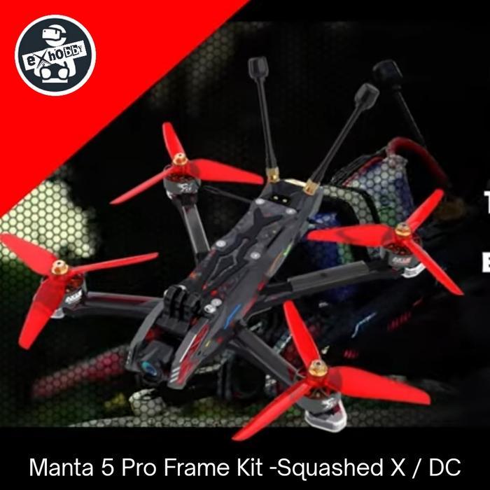 Jual Axisflying Manta 5 Pro 5 inch DJI O4 Pro Squashed X / DC frame kit ...