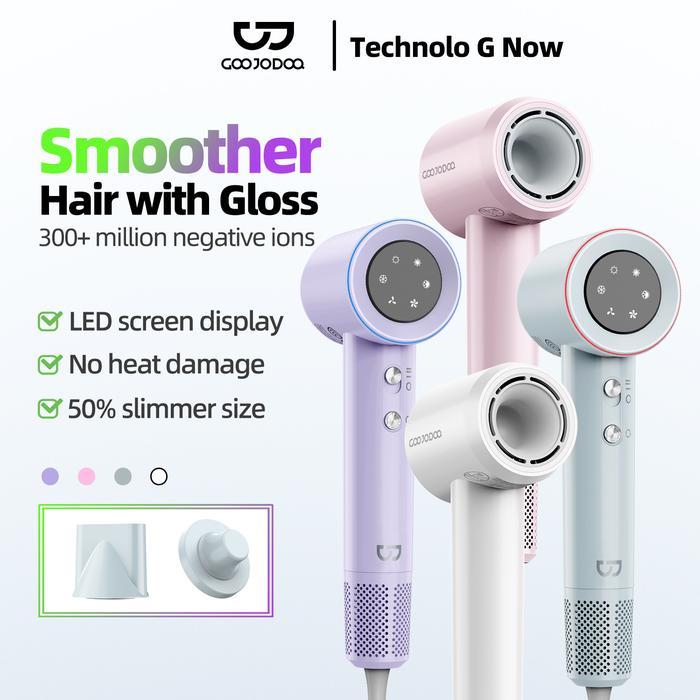 Jual Goojodoq Lite High-Speed Hair Dryer 300 Negative Ions Fast Drying ...