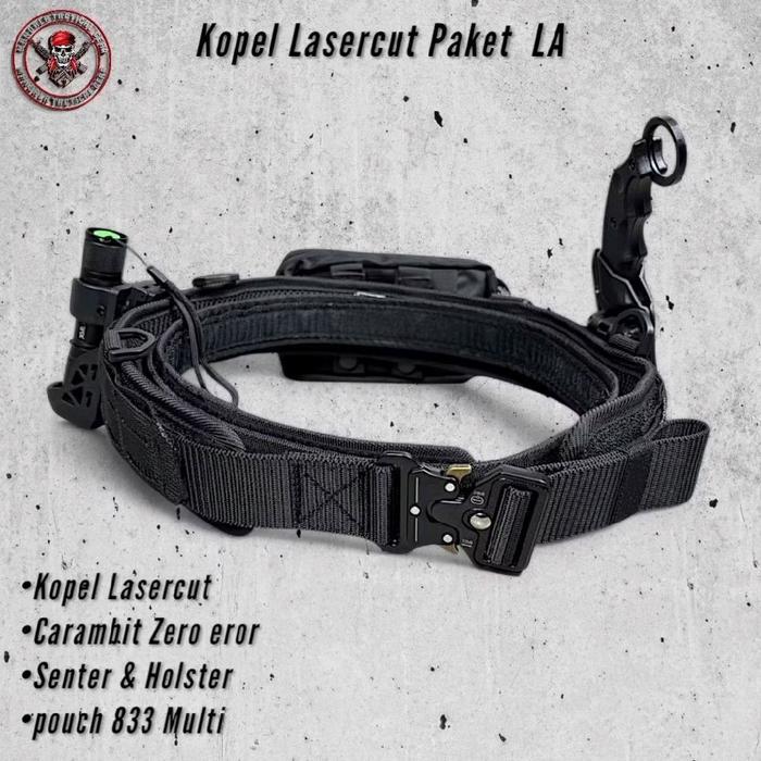 Jual Kopel Tactical laser cut Molle paket LA warbelt Tactical Paket LA ...