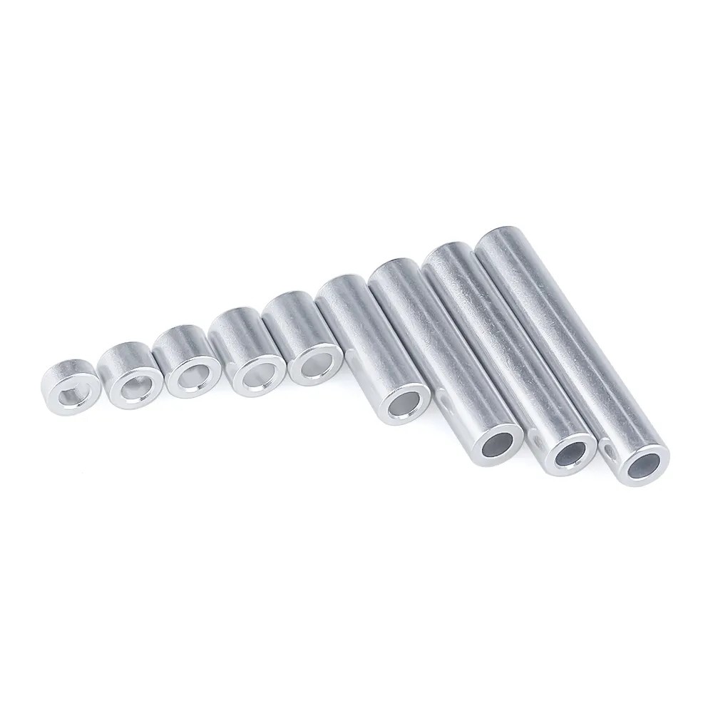 Jual 100Pcs/Lot M3 M4 M5 M6 M8 Aluminum Round Spacers Flat Washer ...