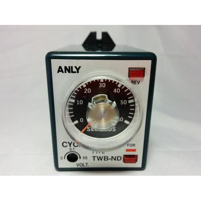 Jual Analog Timer Anly Twb-Nd For-Rev Relay 220V, Ac (Timer Mesin Cuci ...