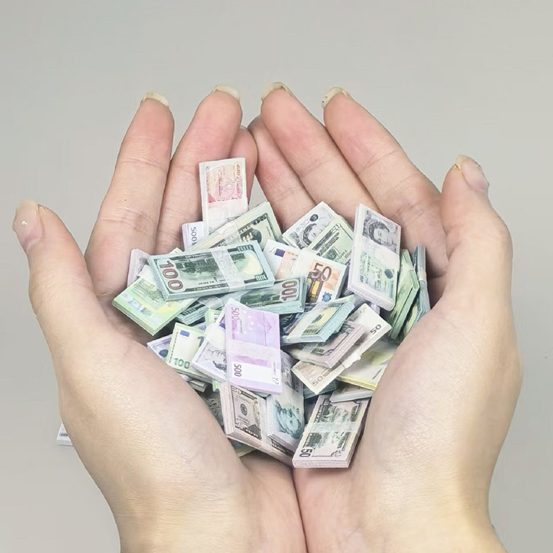 Jual Simulated Banknote Mini Fake Money Mini Banknote Toy Model Us ...