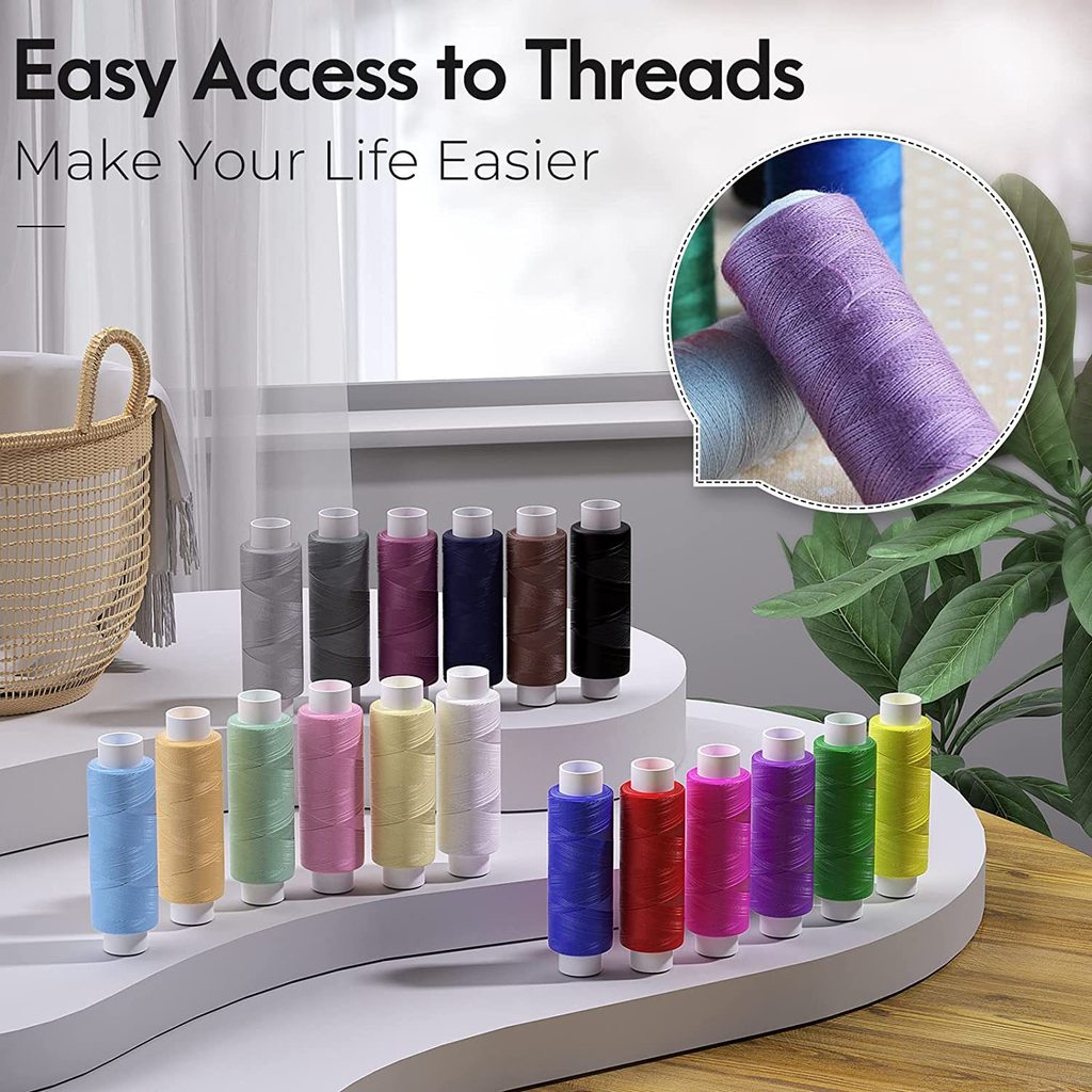 Jual Portable Household Multi-function Sewing Kit Box DIY Embroidery ...