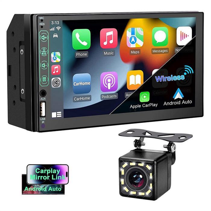 Jual 7 Inch Double Din Car Stereo Hd Touchscreen,Carplay Android Auto ...