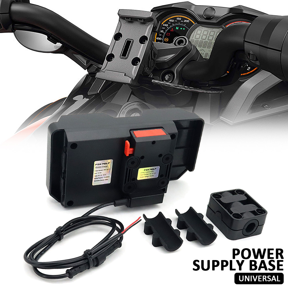 Jual New Motorcycle Wireless Charger Navigation bracket Fast charge For ...