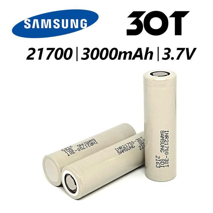 Jual a14c- Samsung 30T Inr21700-30T 21700 Battery Baterai 3000Mah 35A ...