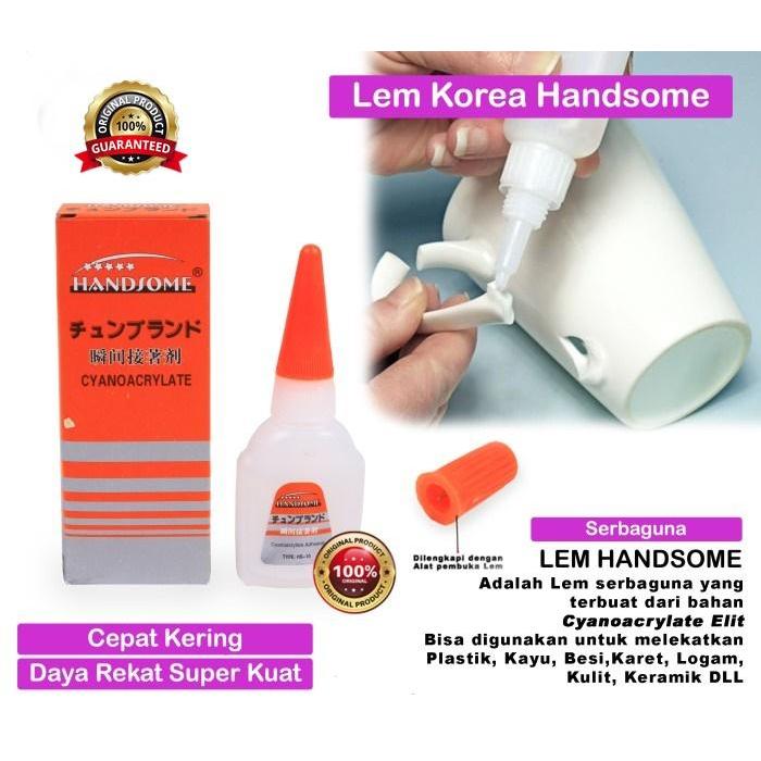 Jual lem korea perisai original / lem setan / lem super ethyl ...