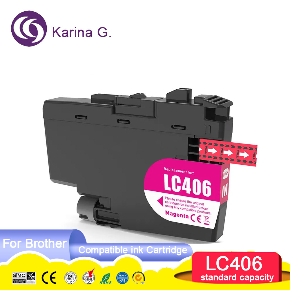 Jual Standard capacity LC406 LC 406 Premium Color Compatible Printer ...