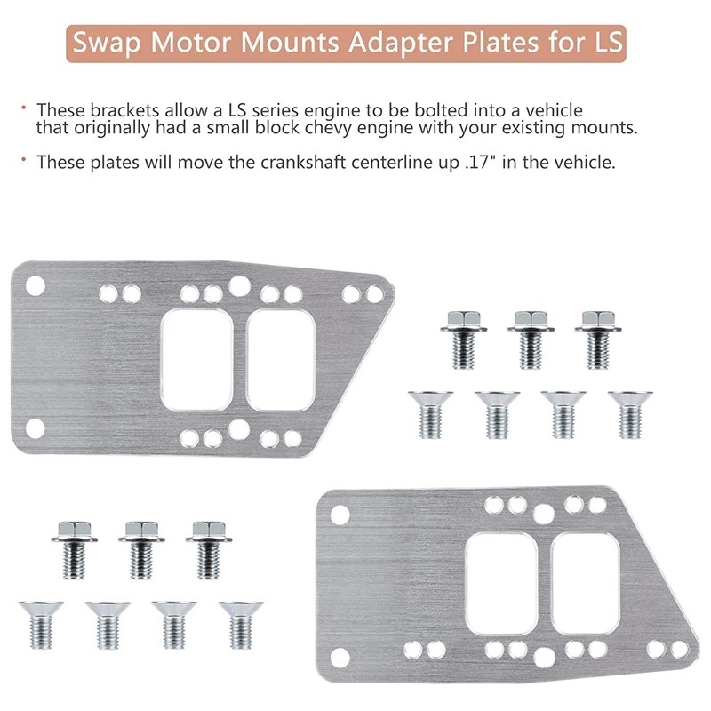 Jual Ls Engine Conversion Swap Bracket Motor Mount Adapter Plates For ...