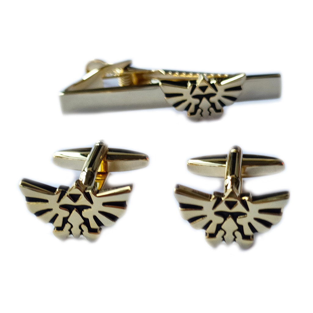 Jual Game Symbol Cuff Links And Tie Clip Set Men Father's Day Birthday ...