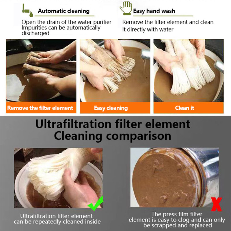 Jual Stainless steel water purifier well water river water filter water ...