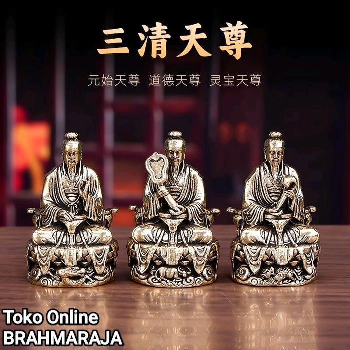 Jual Satu Set Patung San Qing Tri Murni Thai Shang Lao Jiun Taoisme ...