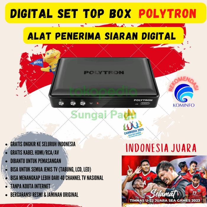 Jual New Digital set top box DVB T2 PDV 600 T2 EWS + HDMI / STB DVBT2 ...