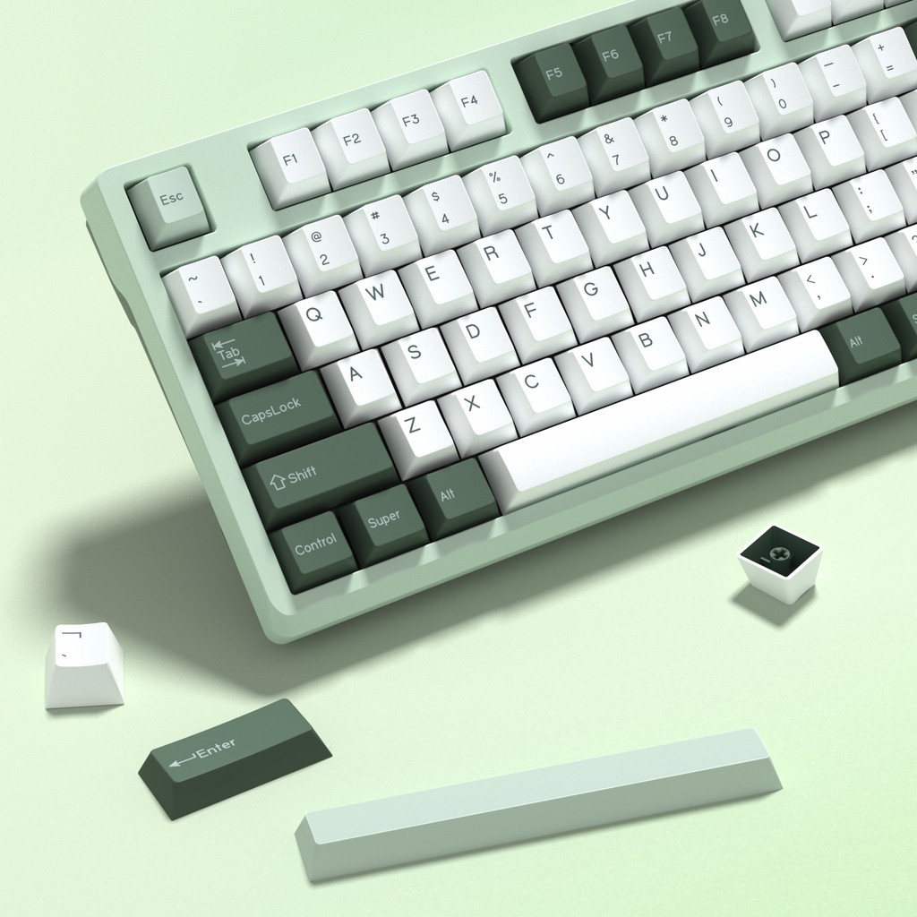 Jual KBDiy GMK Botanical Keycap Cherry Profile Double Shot PBT ISO ...