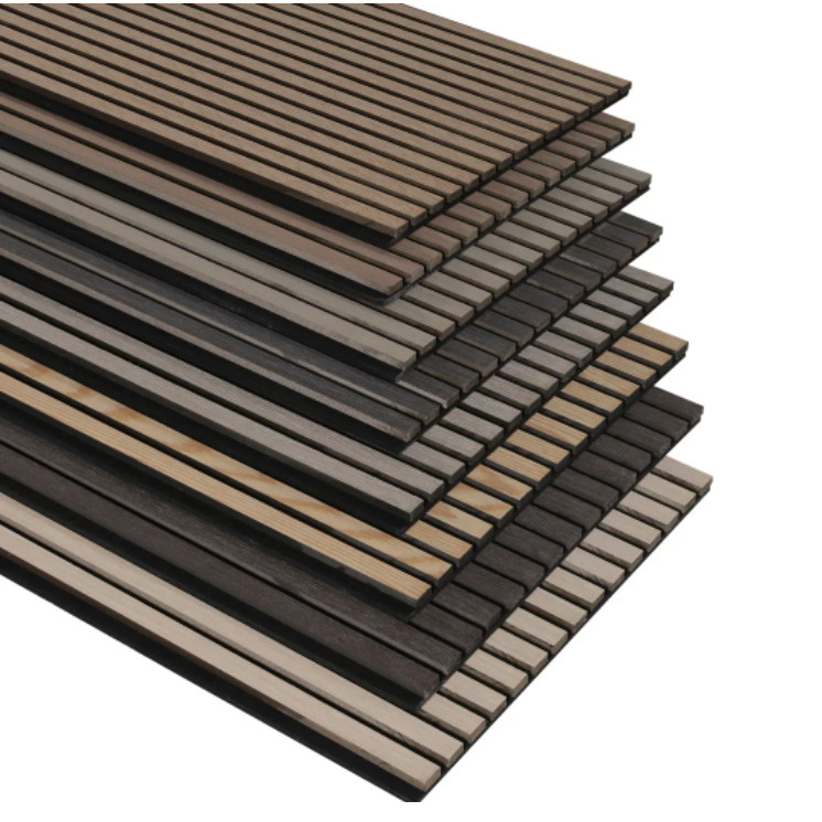 Jual Modern Acoustic Panels Solid Wood Grille Board Wall Decoration For ...