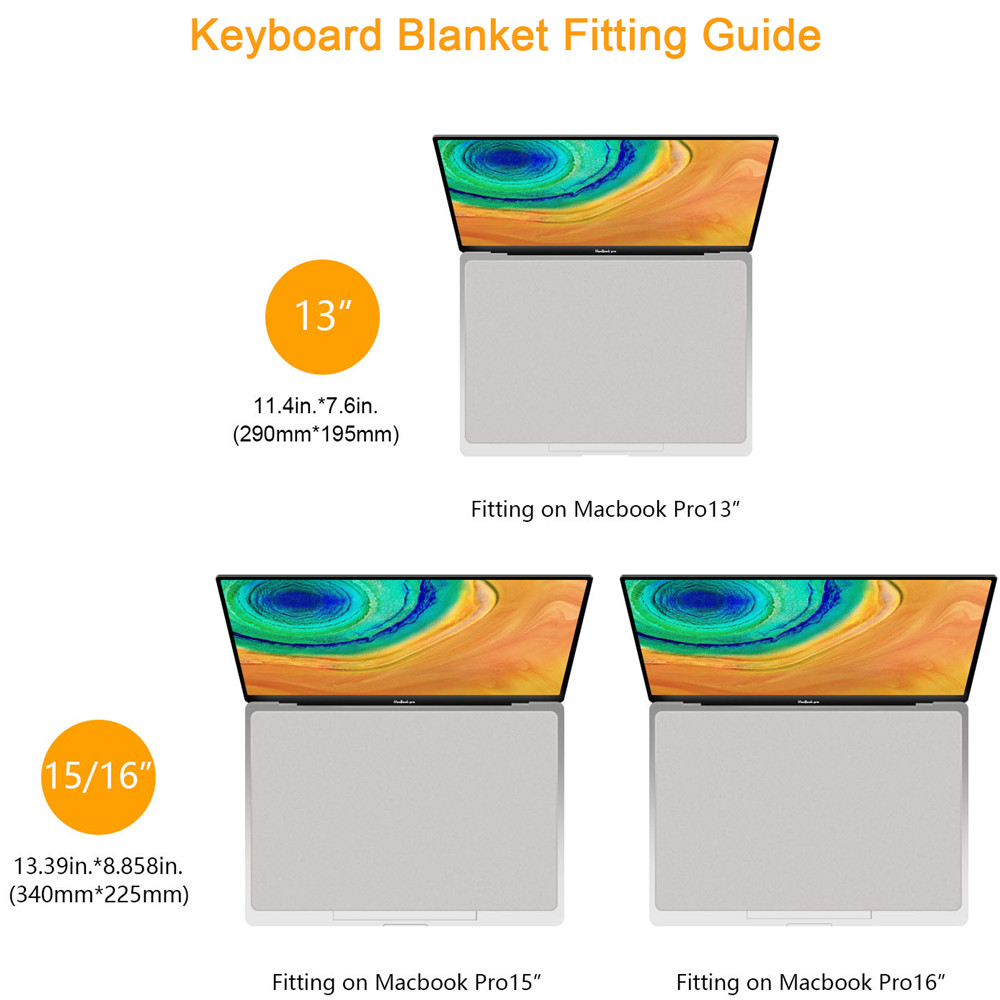 Jual Microfiber Dustproof Protective Film Notebook Palm Keyboard ...