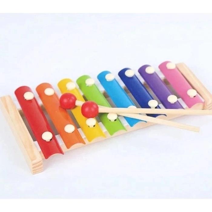 Jual Promo Mainan Kolintang Xylophone Silofon Warna-Warni Anak Belajar ...