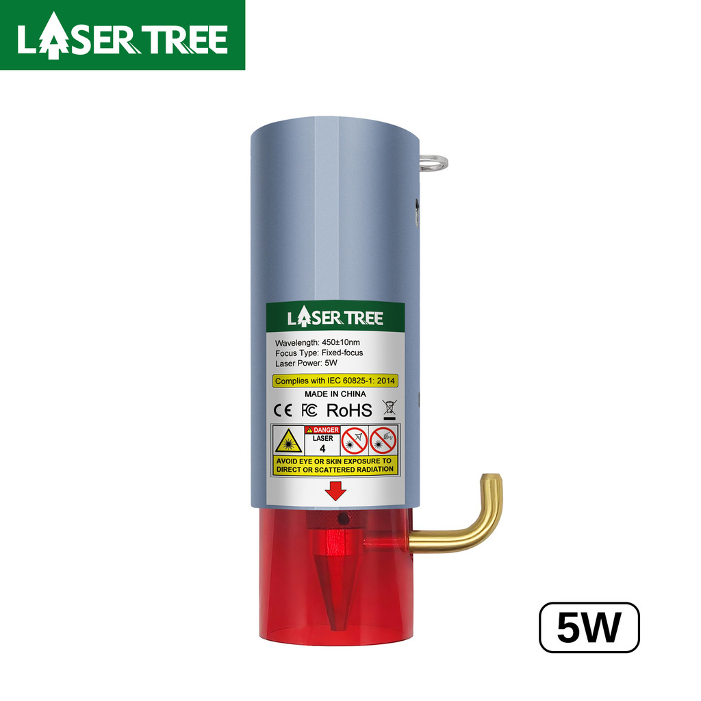 Jual Laser Tree 5W Optical Power Laser Head For Cnc 3018 Pro Engraving ...