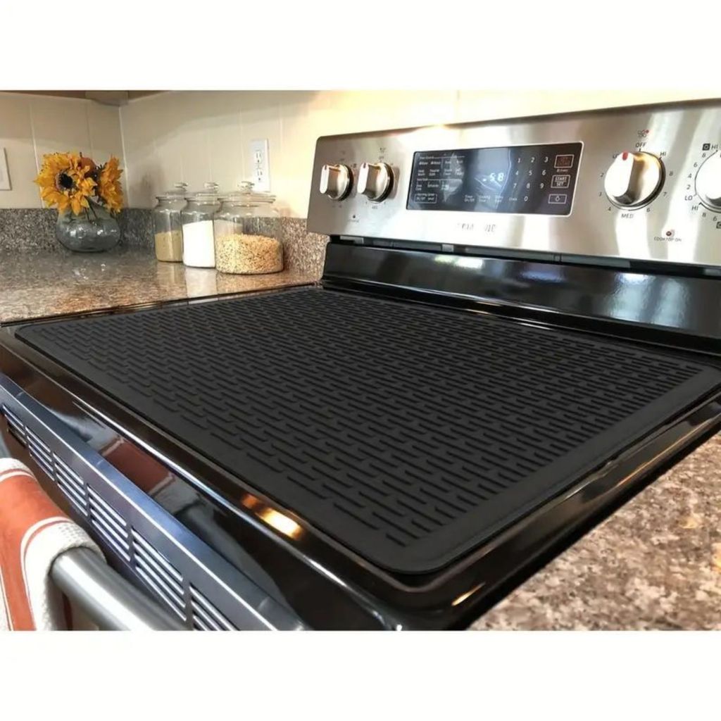 Jual Extra-Large Silicone Stove Cover - Non-Slip, Heat-Resistant ...