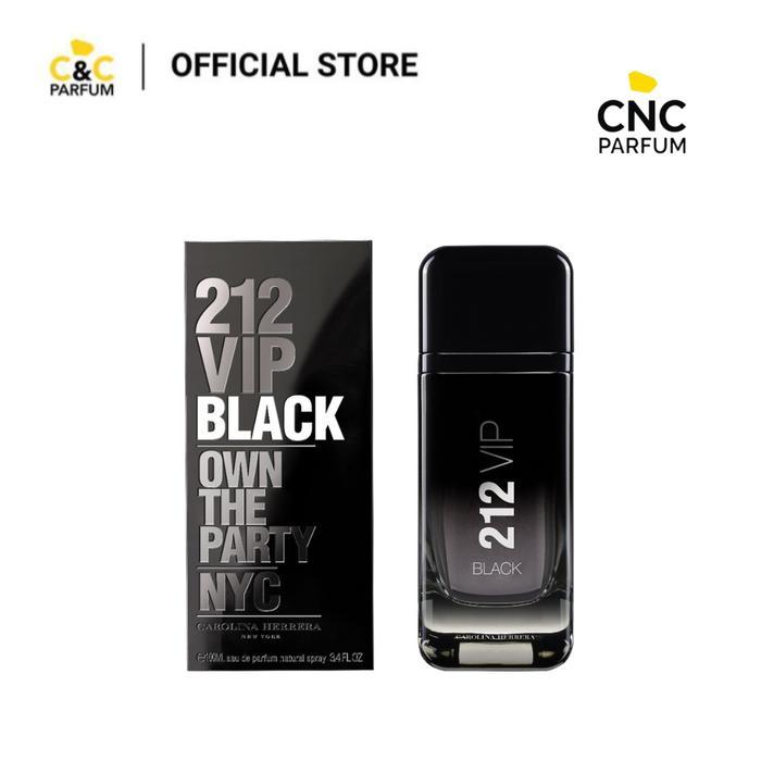 Jual Carolina Herrera Ch 212 Vip Black Men Edp 100Ml | Shopee Indonesia