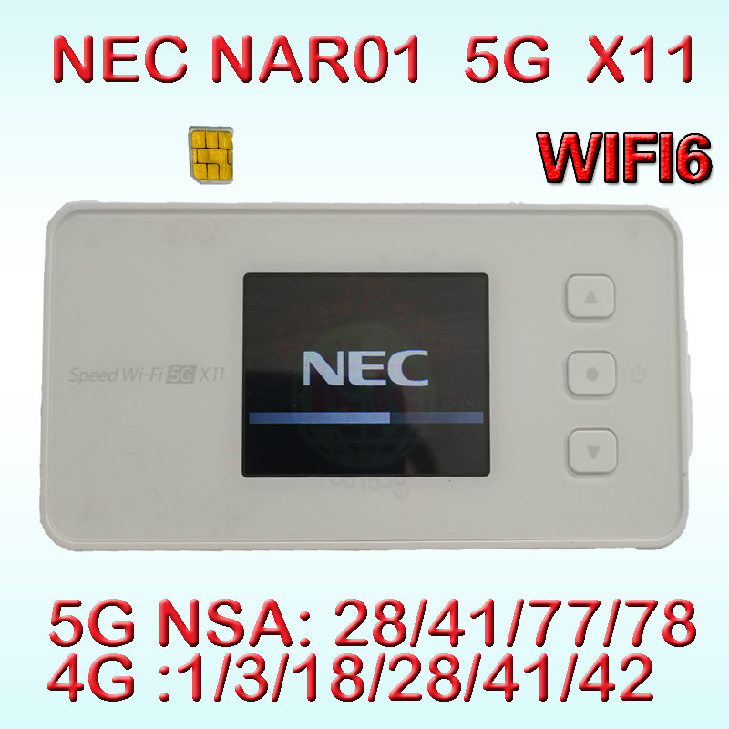 Jual Unlocked Nec Nar01 Speed Wifi 5G X11 Portable Wifi6 5G Router Mifi ...