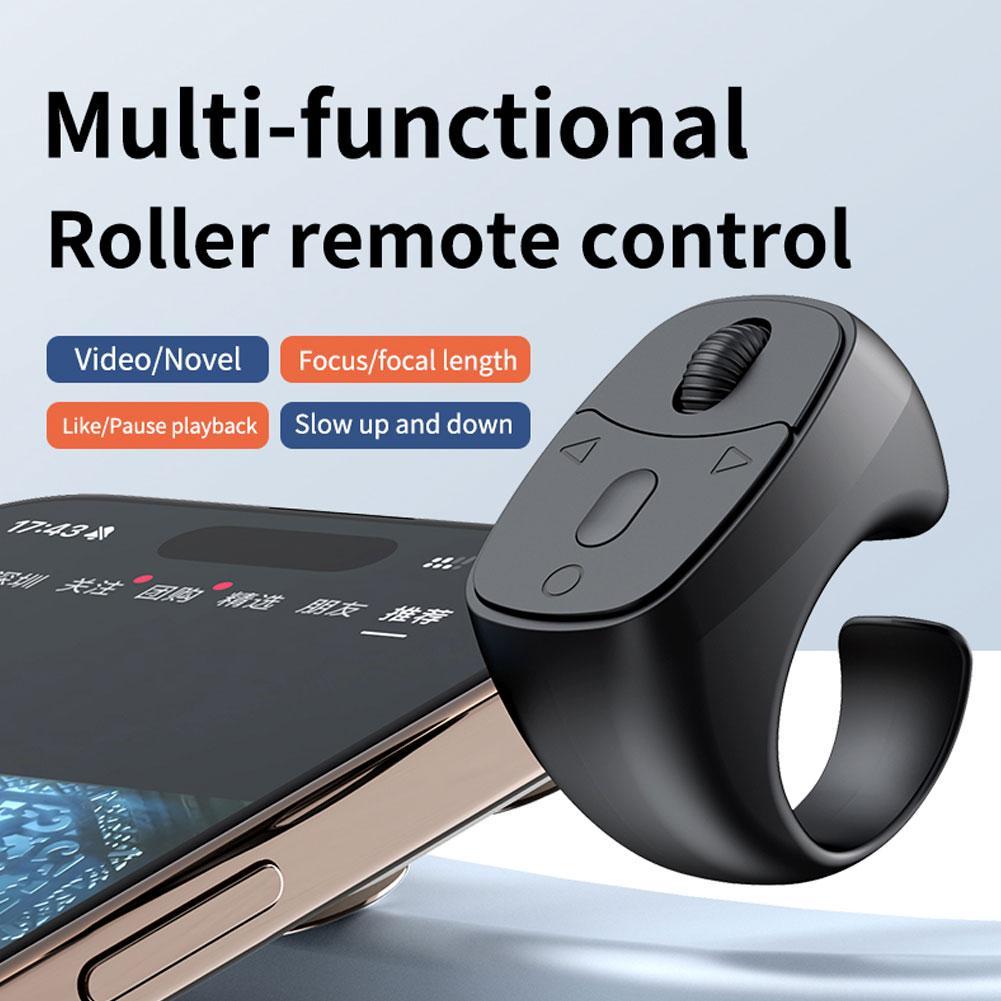 Jual Bluetooth compatible 5.3 fingertip ring remote control finger ring ...