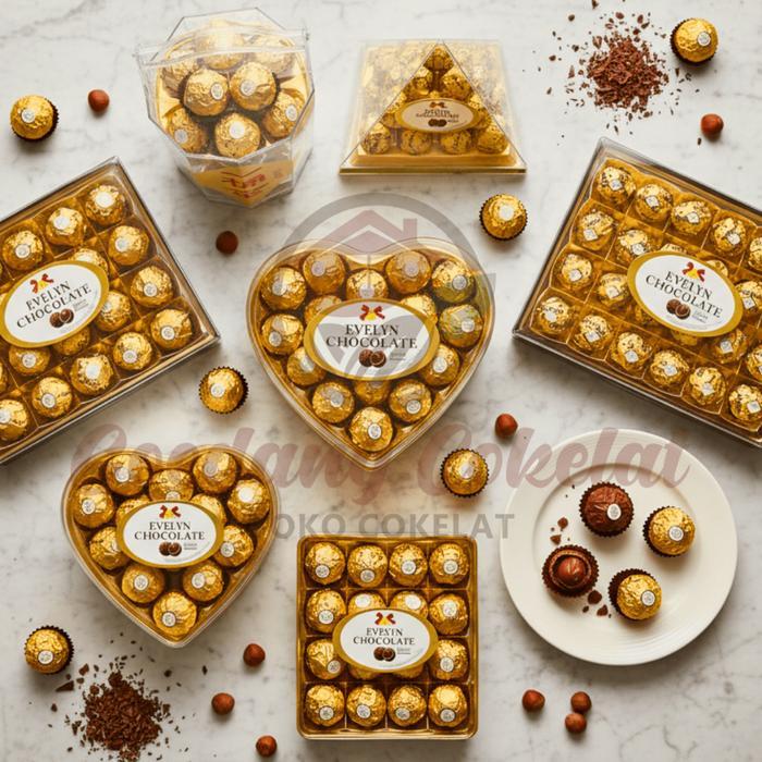 Jual Naraya Evelyn Chocolate Ball Hadiah Coklat Premium Gift Pack Kado ...