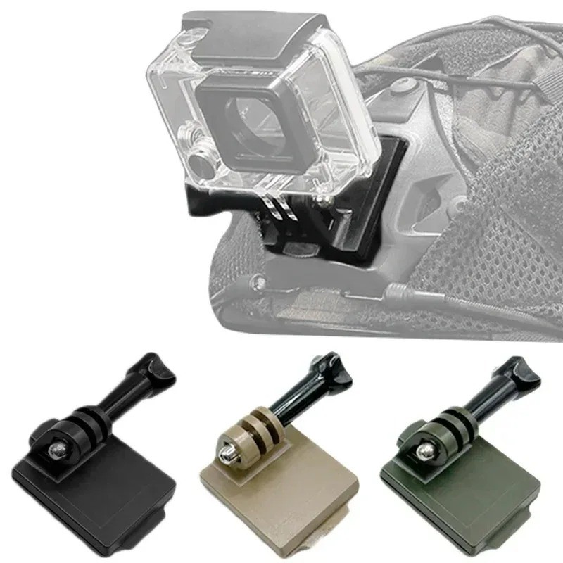 Jual For GoPro Hero13/12 Action Camera Helmet Fixed Mount Base Adapter ...