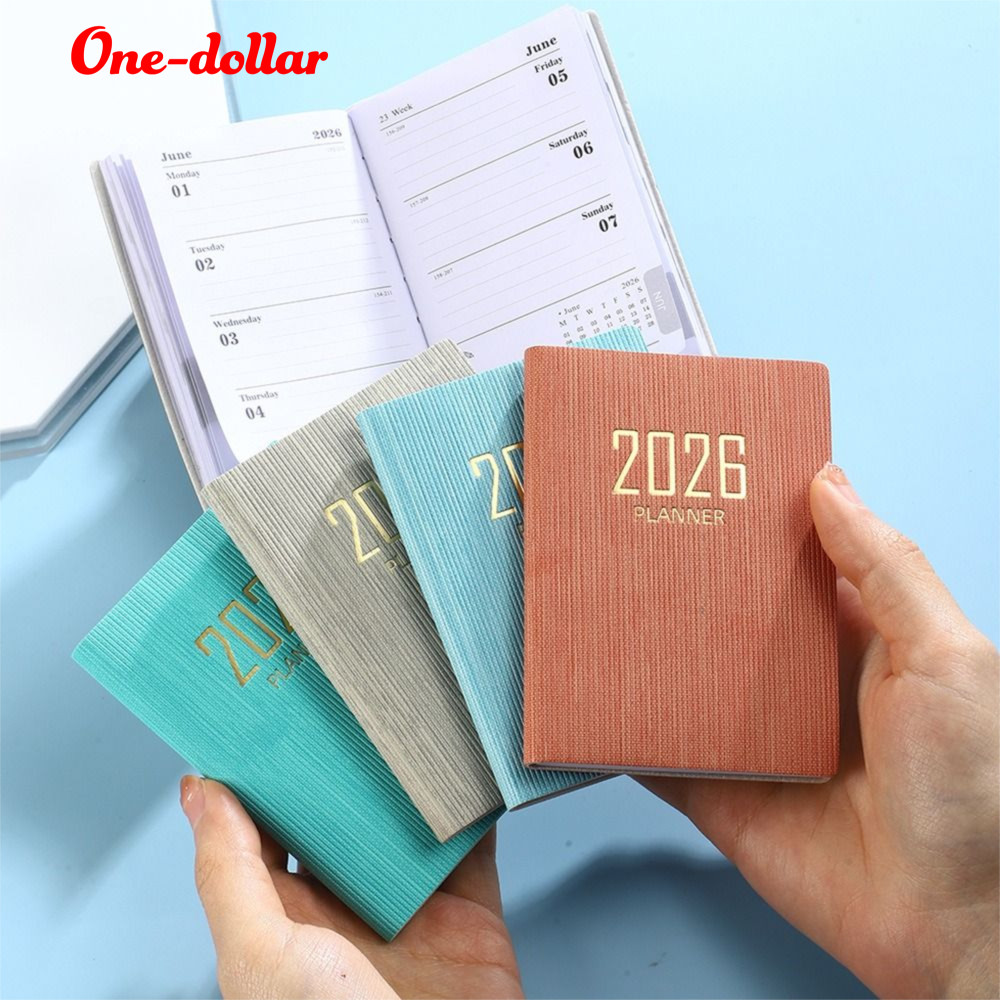 Jual Mini A7 Notebooks 2026 Agenda Book Pocket with Calendar ...