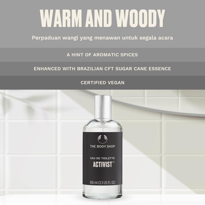 Jual 0pf0- The Body Shop Activist Eau De Toilette 100Ml | Shopee Indonesia