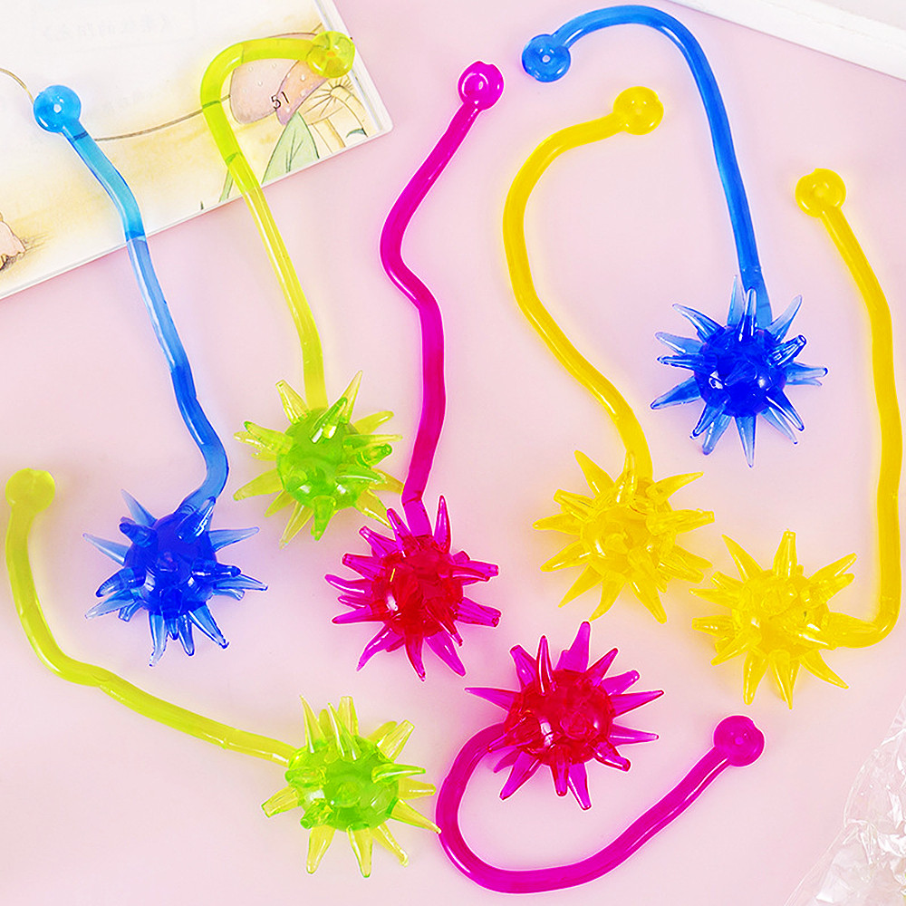 Jual 10-30Pcs Mini Fun Stretchy Sticky Meteor Hammer Toys Kids Sensing ...
