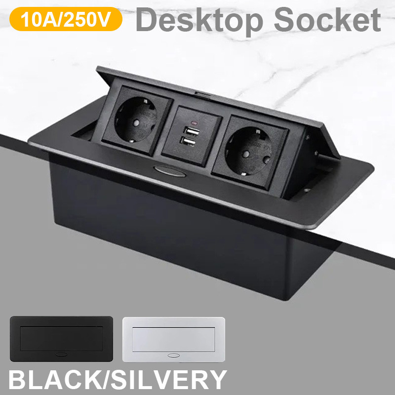 Jual Table Charging Station Hidden Type Power Socket Slow Pop-Up Table ...