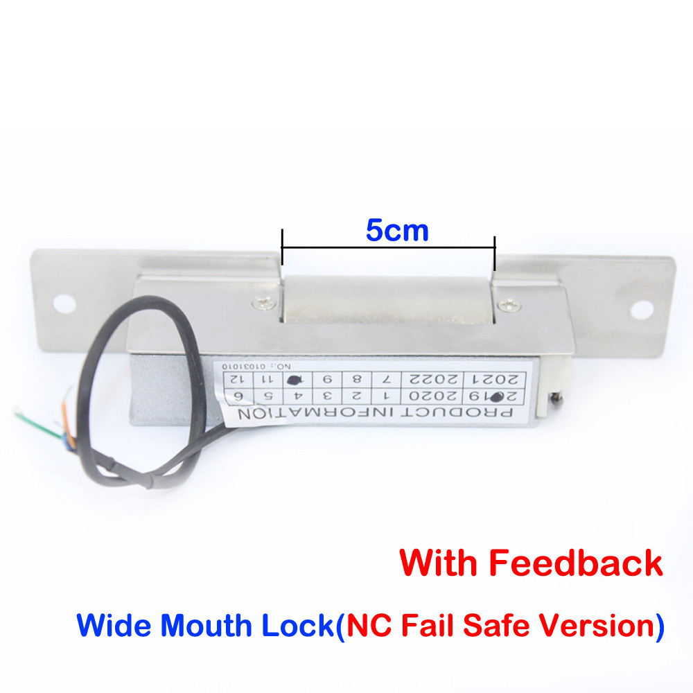 Jual Electric Strike Lock Narrow Type Electric Door Lock For Wood Door ...