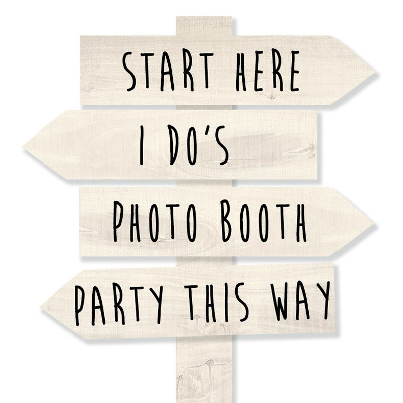 Jual Wedding Welcome Sign Decals Custom Texts Direction Vinyl Sticker ...