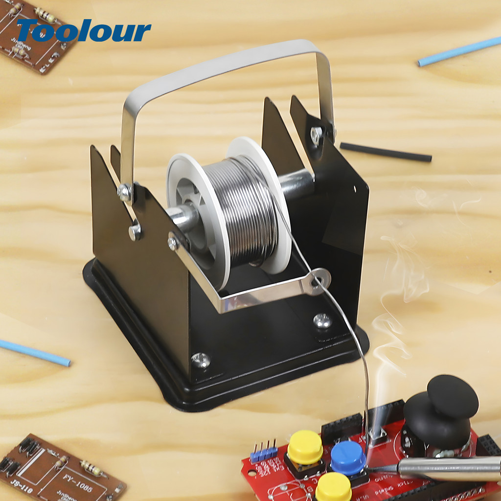 Jual Toolour Solder Wire Stand Welding Wire Adjustable Roll Holder ...