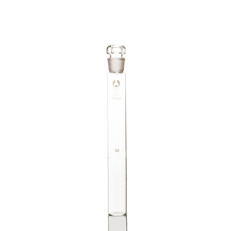 Jual 1 pcs colorimetric tube with stopper 100ml, Nessler colorimetric ...