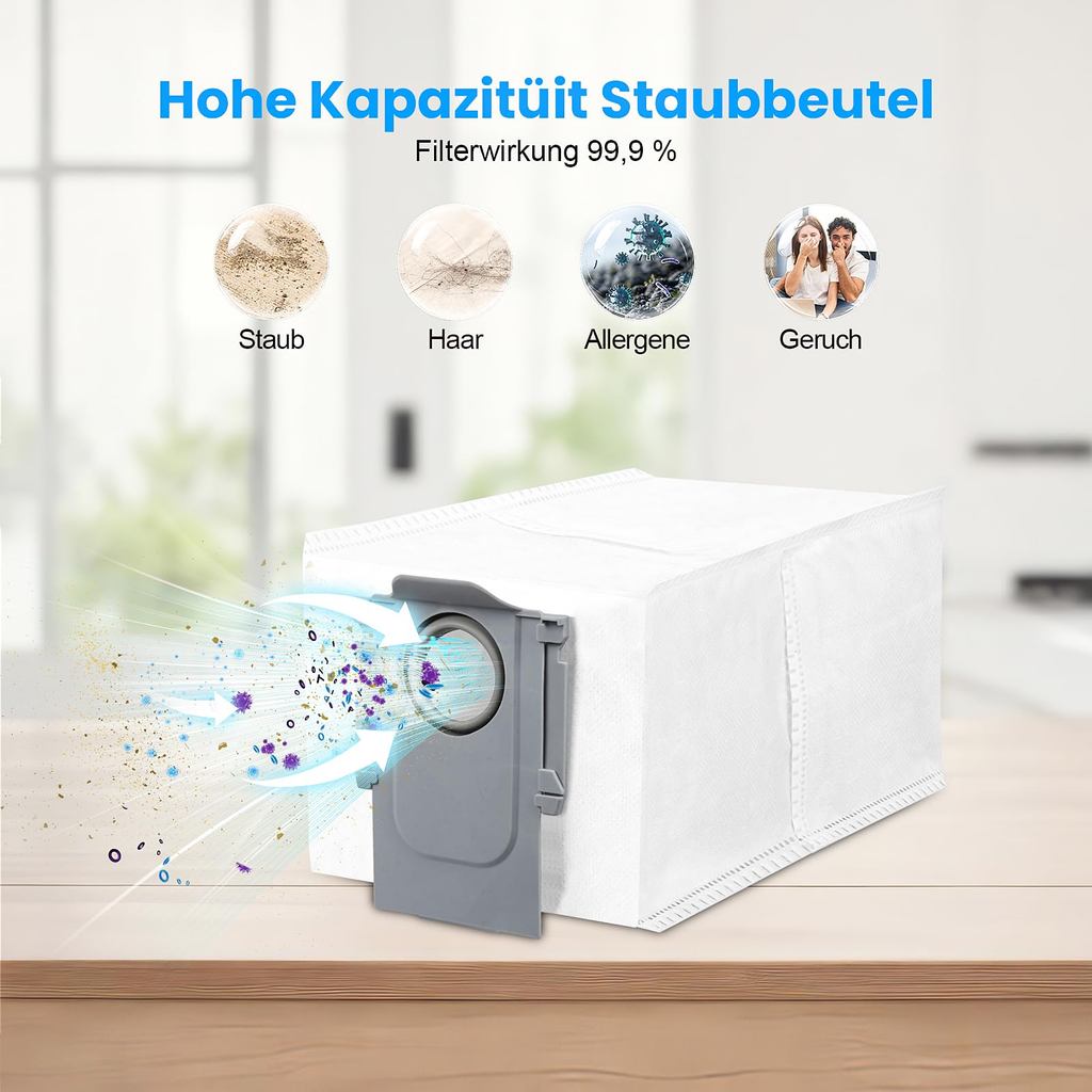 Jual Dust Bag For Roborock Q Revo/Qv 35S/35A/Qrevo S5V/Saros 10R/Qrevo Edge S5A/Qrevo Curv/Qrevo ...