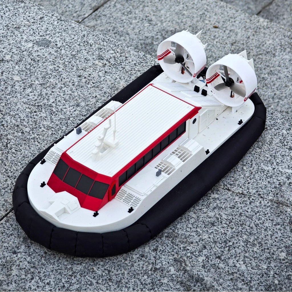 Jual 45Cm Amphibious Hovercraft Rc Wind Boat Model Jet Boat Rtr ...