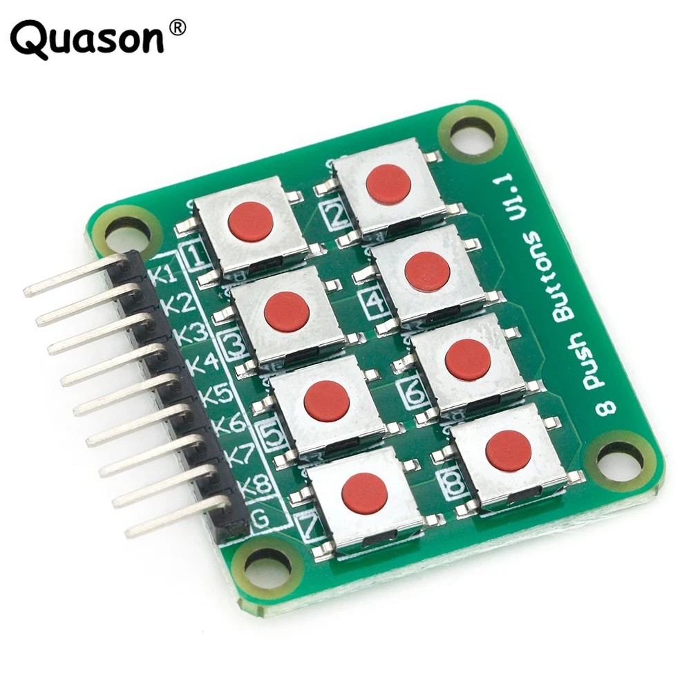 Jual 2X4 Keypad 4X2 Keypad 8 Push Buttons V1.00 Key Board Matrix ...