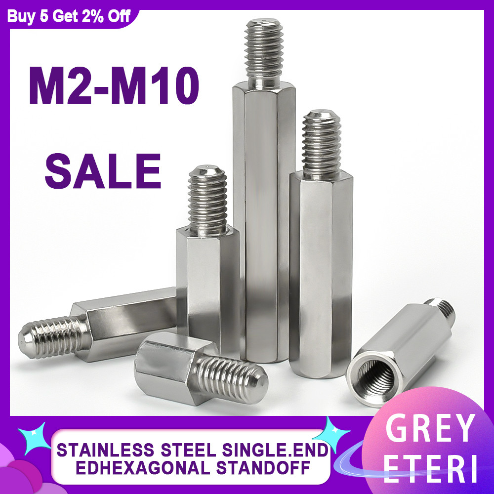 Jual 304 Stainless Steel Standoff Pcb Support Male Female Hex Board ...
