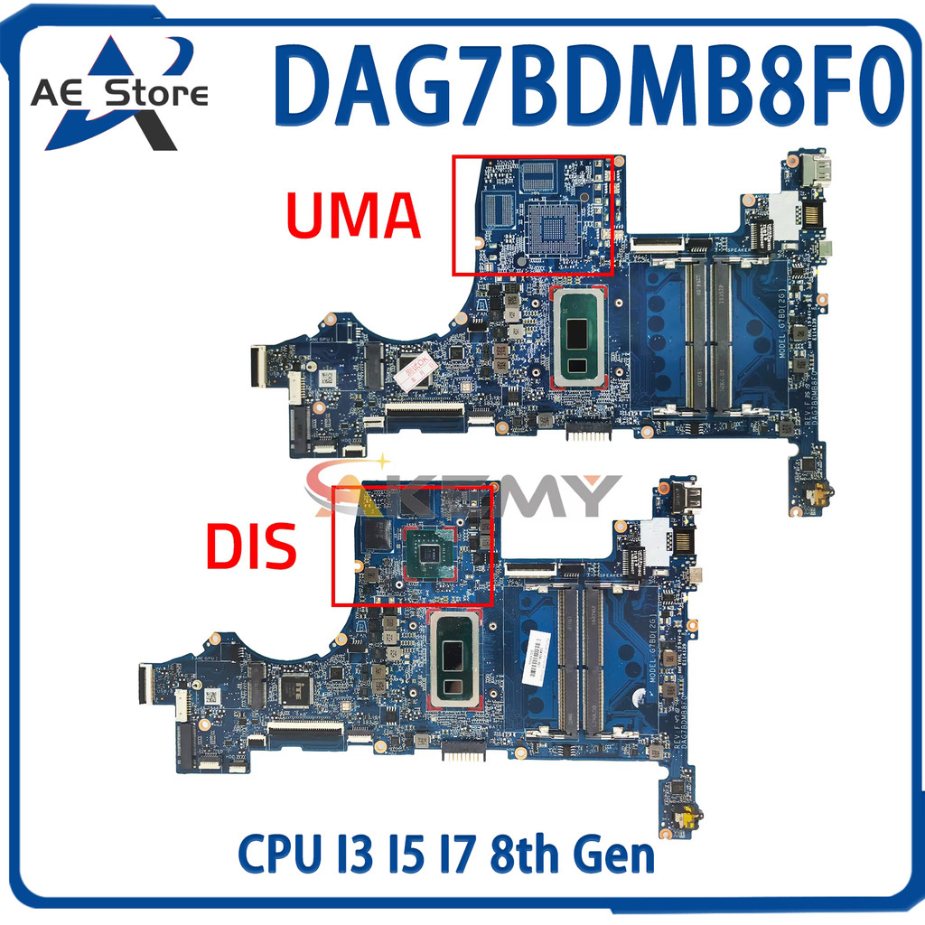 Jual AE DAG7BDMB8F0 Notebook Mainboard For HP Pavilion 15T-CS 15-CS ...