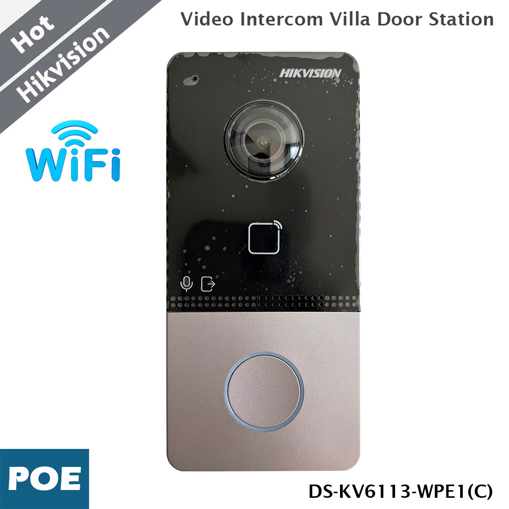 Jual Hikvision WiFi Video Intercom Villa Door Station DS-KV6113-WPE1(C ...