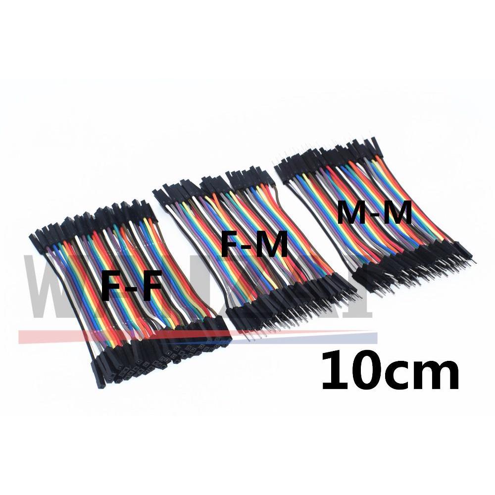 Jual 40-120pcs Dupont Line 10CM 40Pin Male to Male + Male to Female and ...